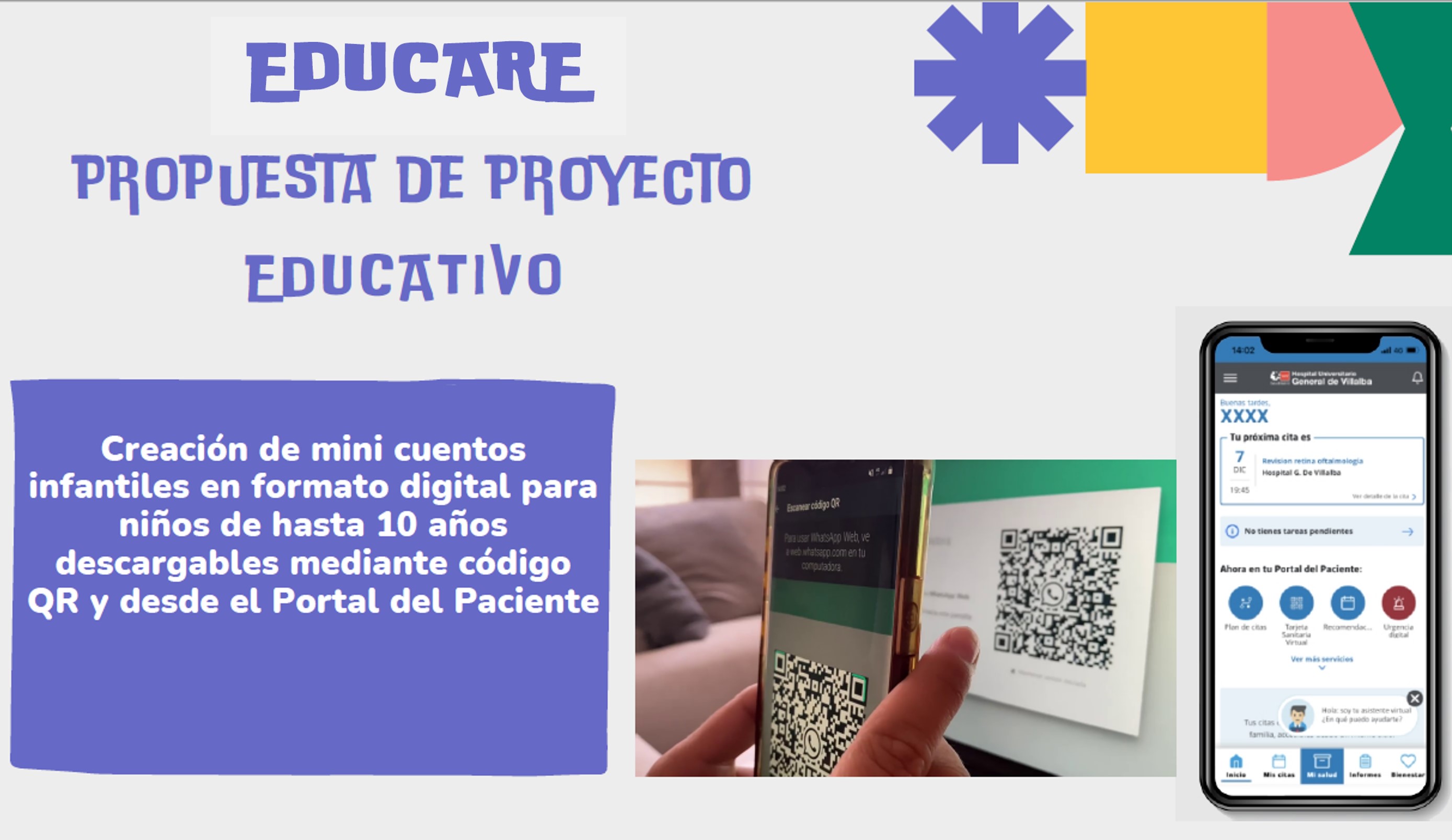 El Hospital Universitario General de Villalba, premiado por dos proyectos de humanización ...